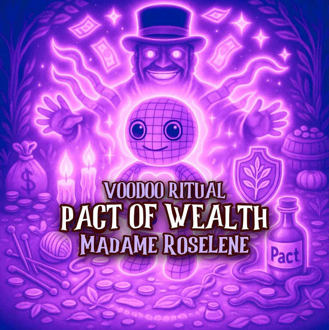 Voodoo Wealth Spell With Bayou Mammon. Money and Opportunity. Extreme ...