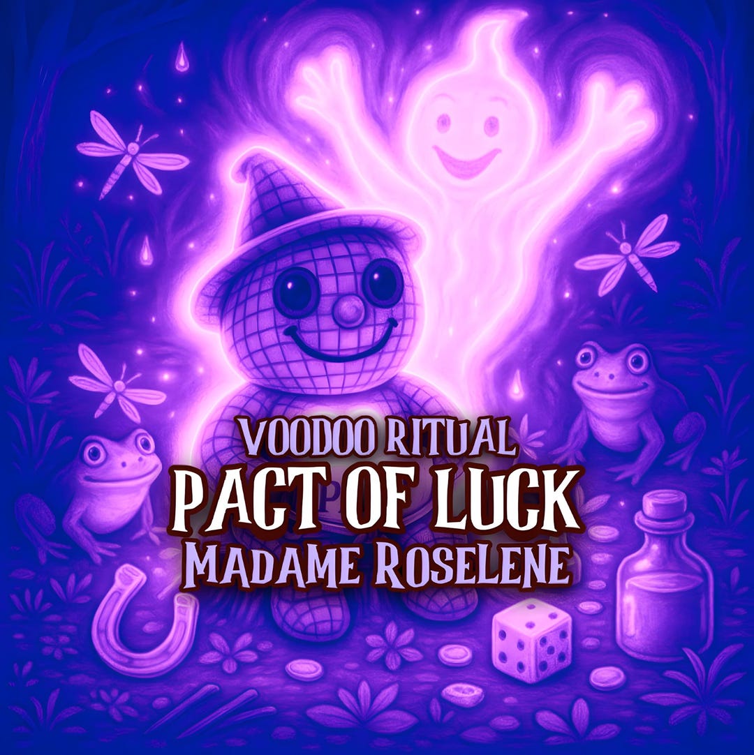 Voodoo Good Luck Spell With the Laughing Swamp Prankster. Success ...