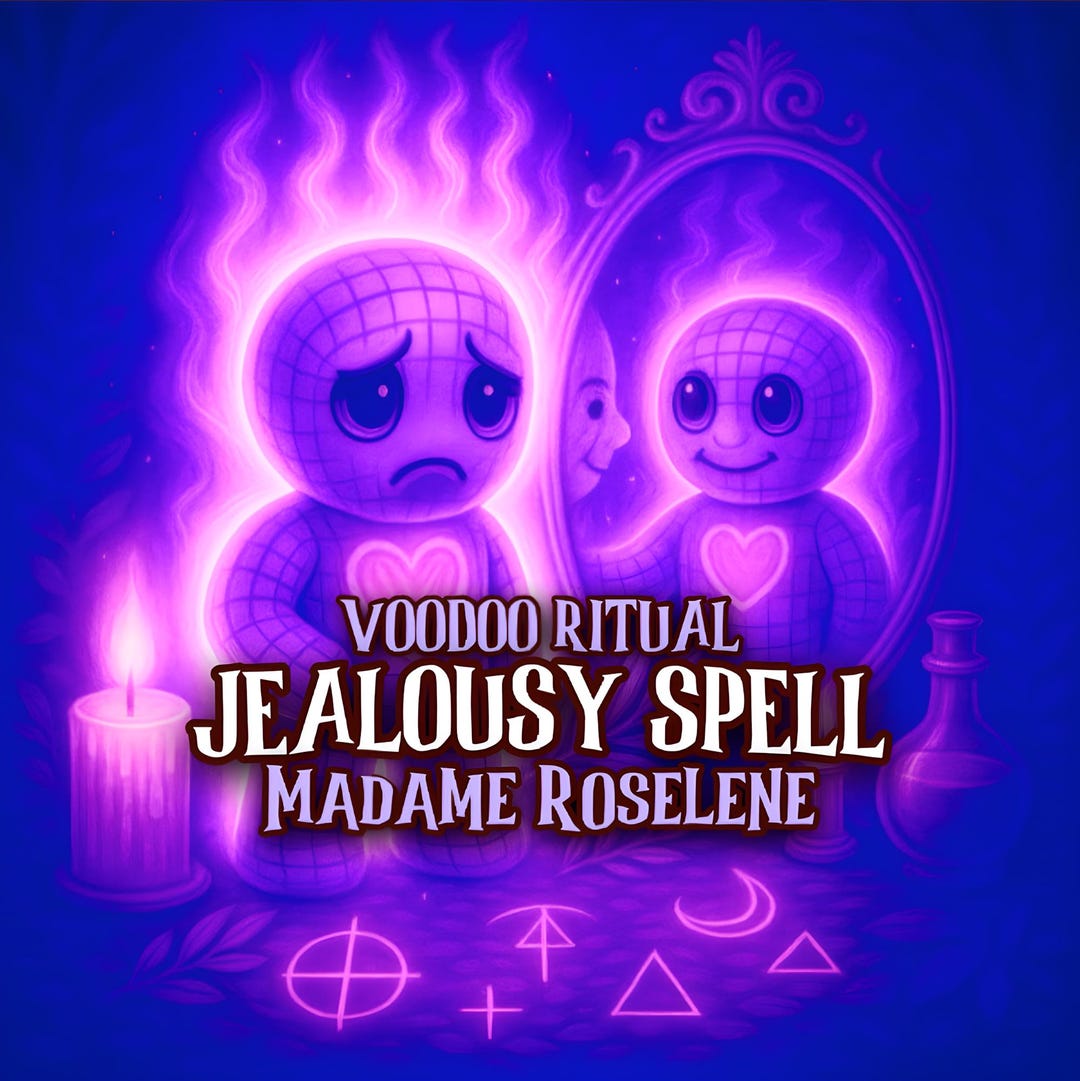 Voodoo Spell for Intense Jealousy. Southern Rootwork "mirror and Honey ...