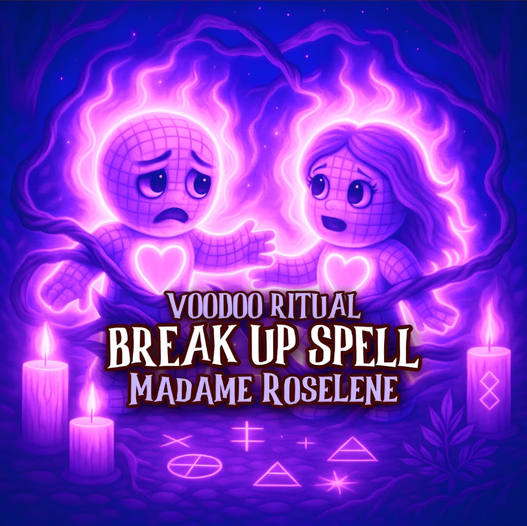 Voodoo Spell to Break a Love Affair. Southern Rootwork "vine-cut" Spell ...
