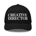 Creative Director Embroidered Trucker Hat – Black Mesh Cap - Etsy
