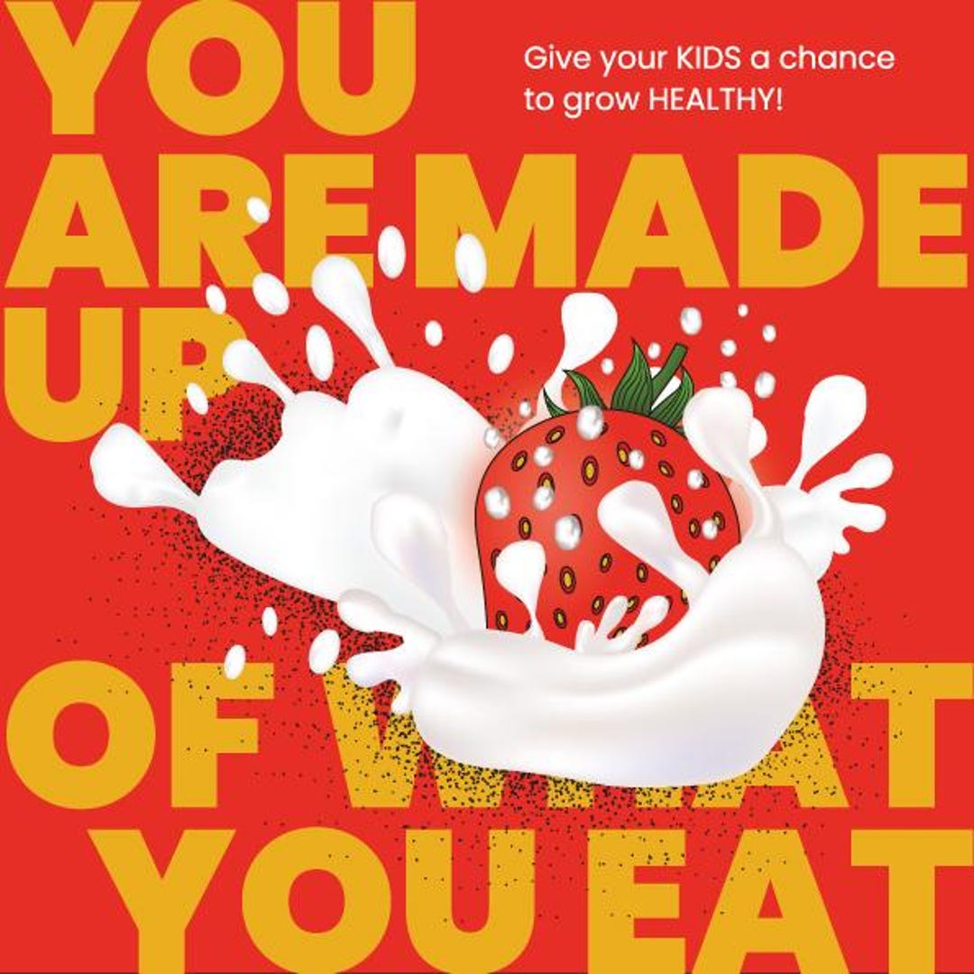 You Are What You Eat Poster – Healthy Eating Printable Wall Art ...