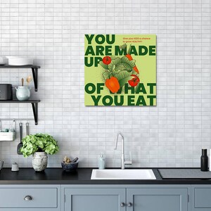 You Are What You Eat Poster – Healthy Eating Printable Wall Art ...