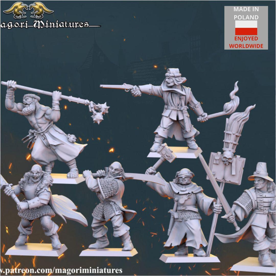 Witch Hunter Crew - Models for Tabletop Games - Etsy