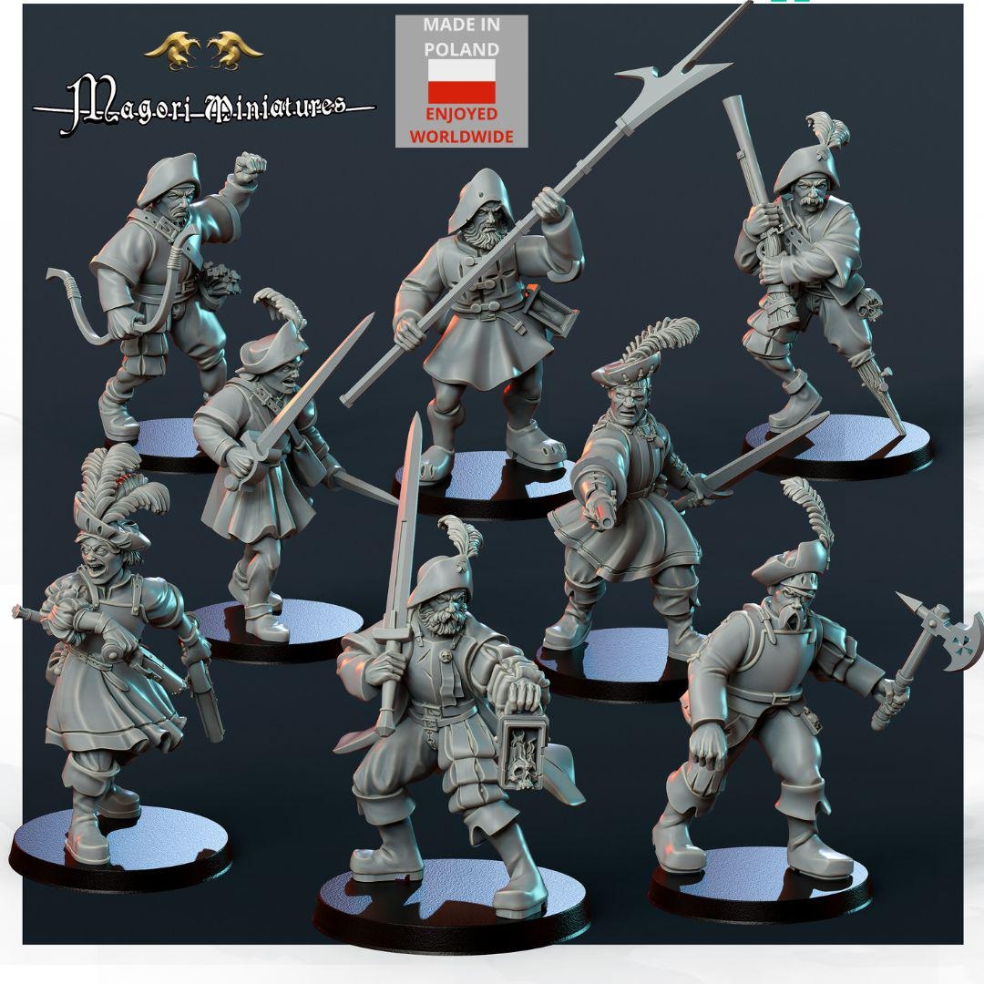 Mercenary Warband - Models for Tabletop Games - Etsy