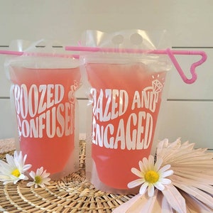 Dazed and Engaged Drink Pouch,boozed and Confused Drink Pouches,adult ...