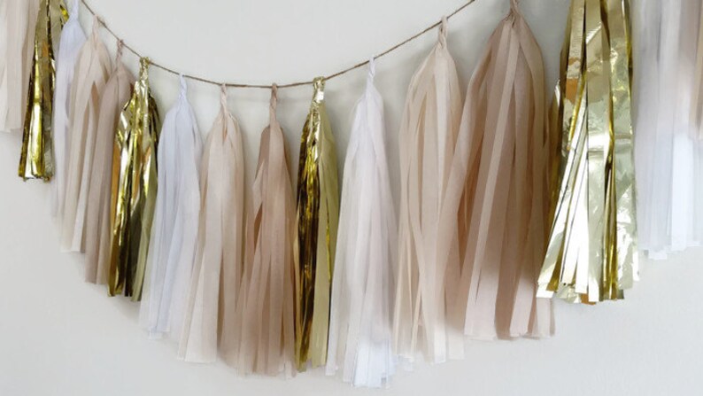 Champagne Tassel Garlandgold Tassel Garlandchampagne | Etsy