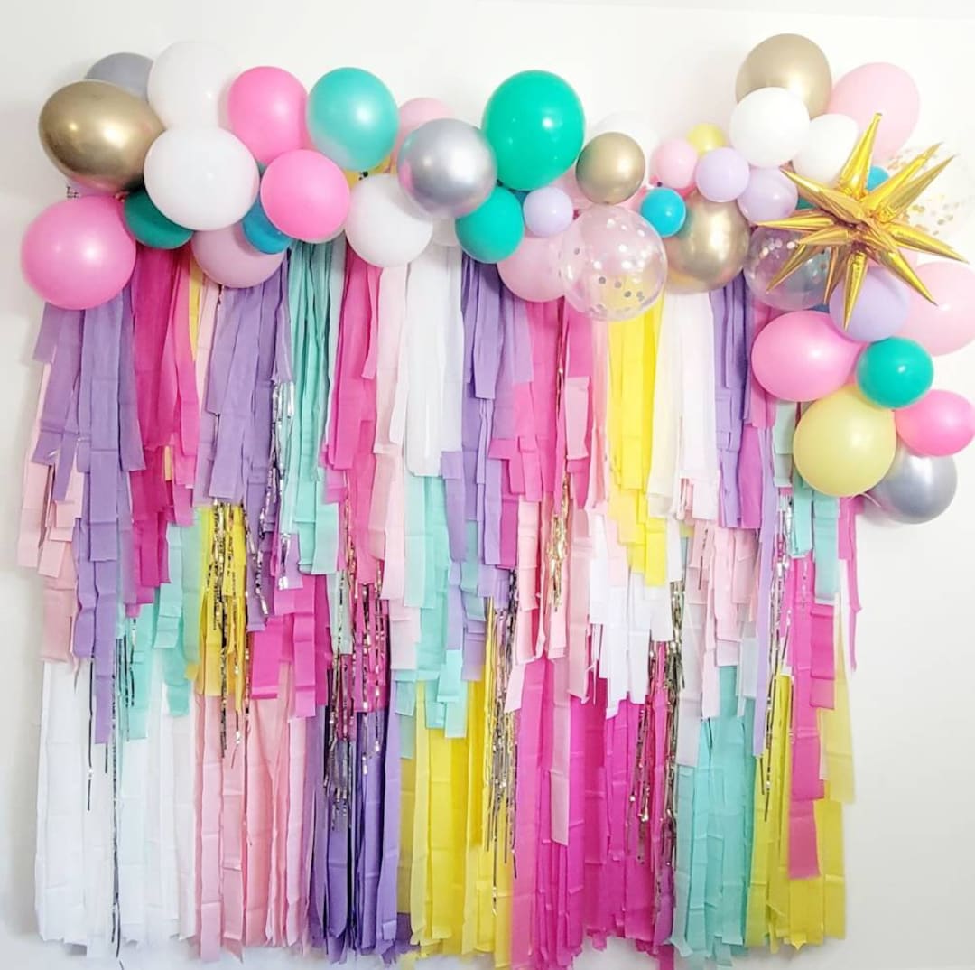 Fringe Backdrop,rainbow Backdrop,custom Backdrop,retro Bachelorette ...