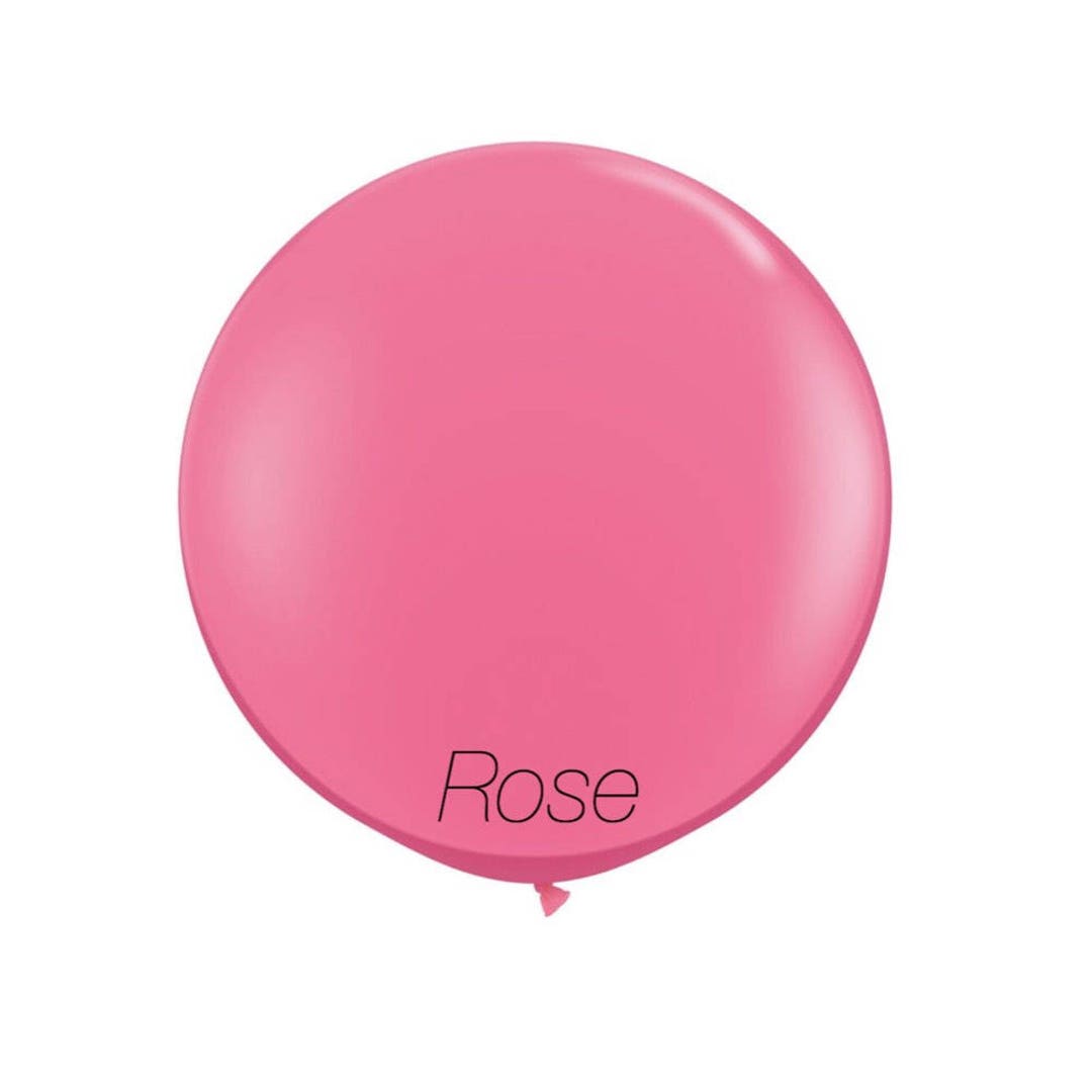 36 Inch Rose Jumbo Balloon, Giant Party Balloon,wedding Balloon,rose ...