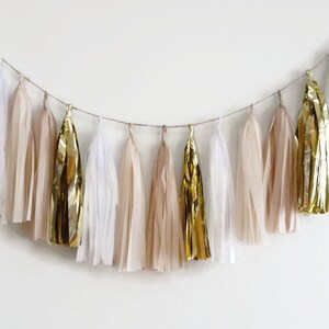 Champagne Tassel Garland,gold Tassel Garland,champagne Fringe,nude ...