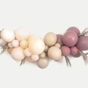 Beige Balloon Garland,diy Balloon Garland Kit,mauve Balloon Garland ...