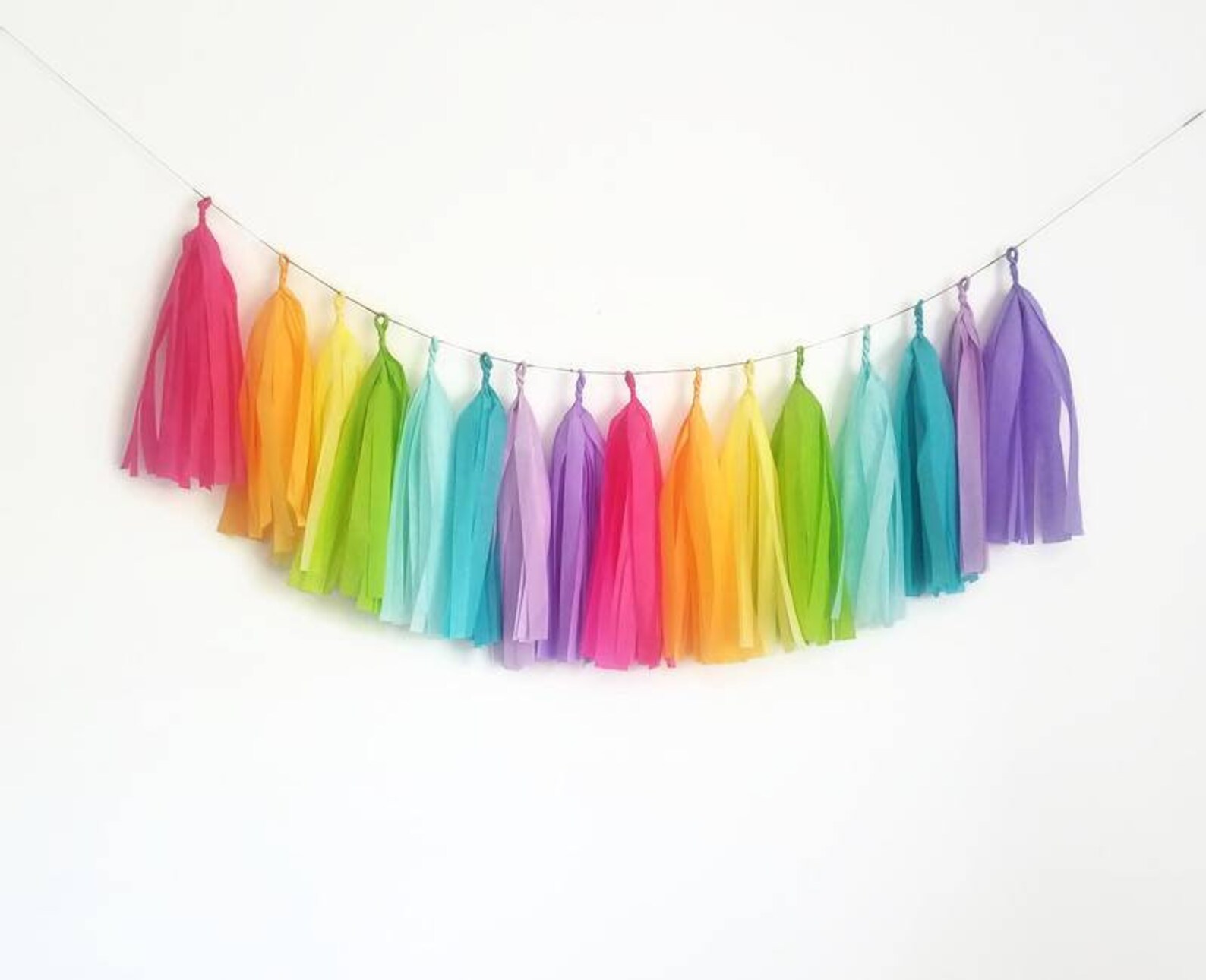 Rainbow Tassel,rainbow Tassel Garland,rainbow Garland, Bright Rainbow ...
