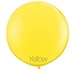 36 Inch Yellow Jumbo Balloon, Giant Party Balloon,wedding Balloon ...