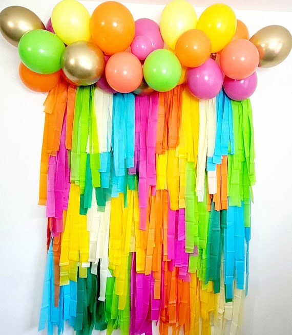 Final fiesta backdrop,Fringe Backdrop,Plastic tablecloth backdrop ...