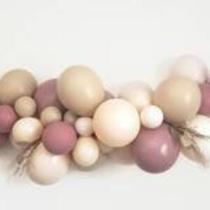 Beige Balloon Garland,diy Balloon Garland Kit,mauve Balloon Garland ...