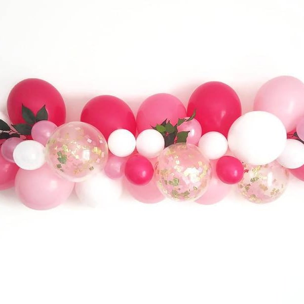 Hot Pink Balloon Garland - Etsy