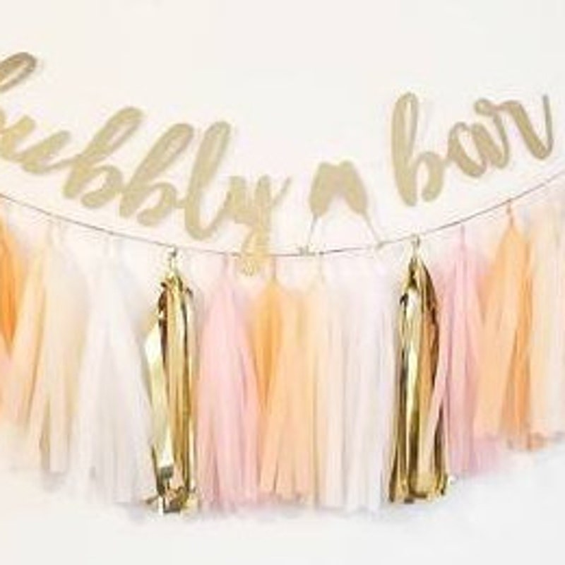 Champagne Banner - Etsy