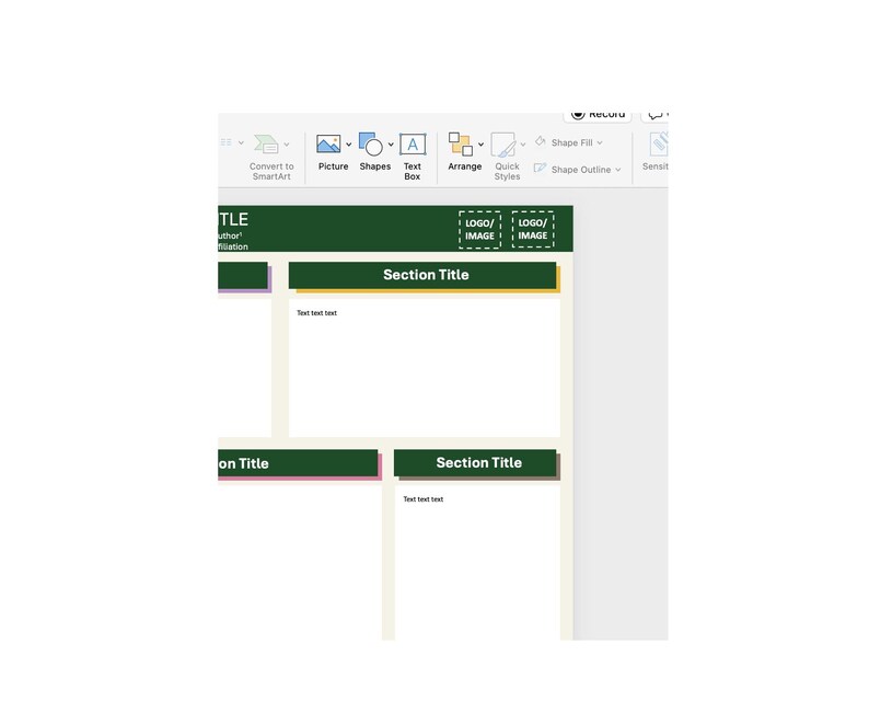 Moss Green Research Poster Template: Editable A0 Powerpoint & Google ...