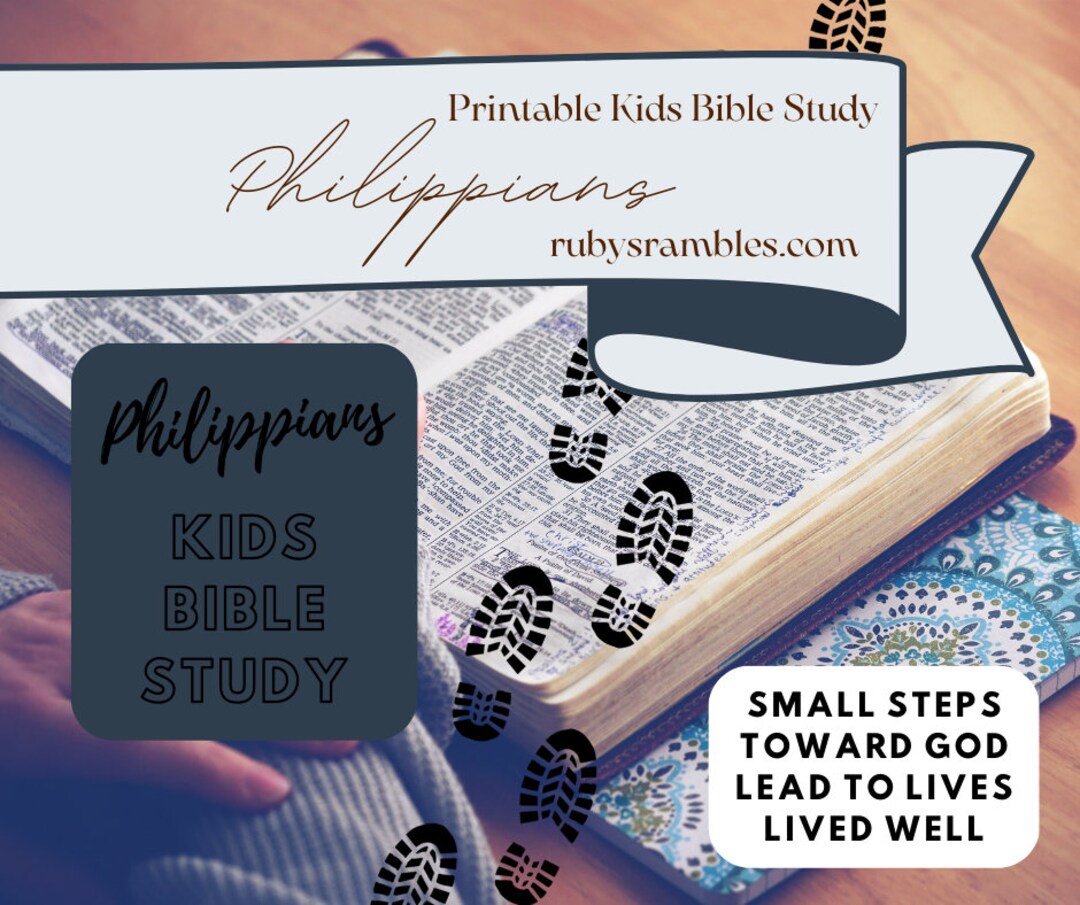 Philippians – Kids Bible Study – PDF Download - Homeschool Resources ...