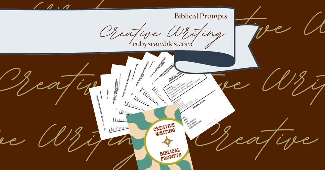 Creative Writing Prompts - Bible Theme - Homeschool Resource ...