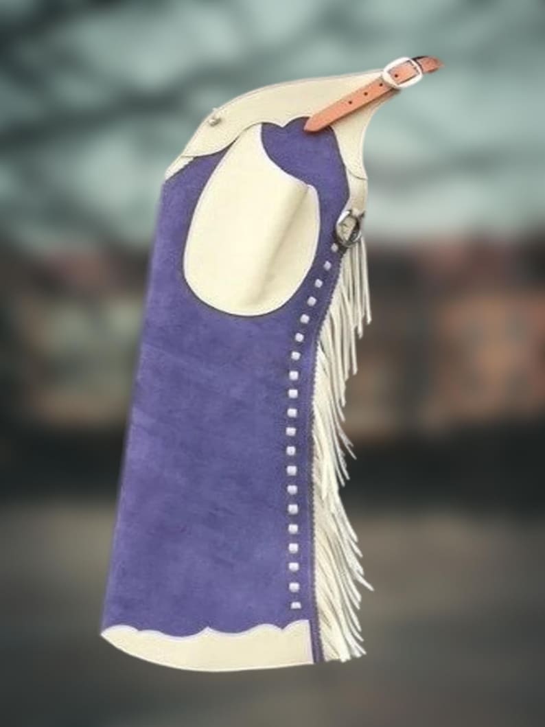 Polainas vaqueras de piel de ante hechas a mano: pantalones de montar ...