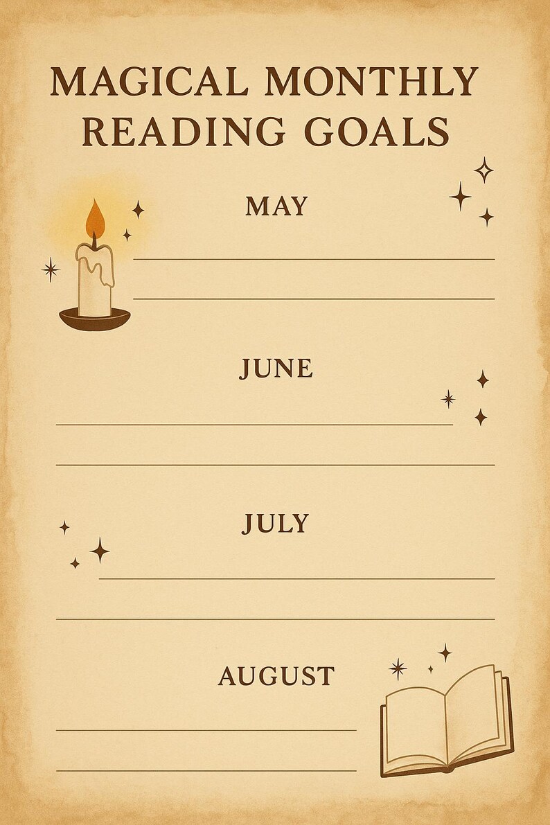 Magical Reading Tracker | Digital Print Journal | House-themed Book Log ...