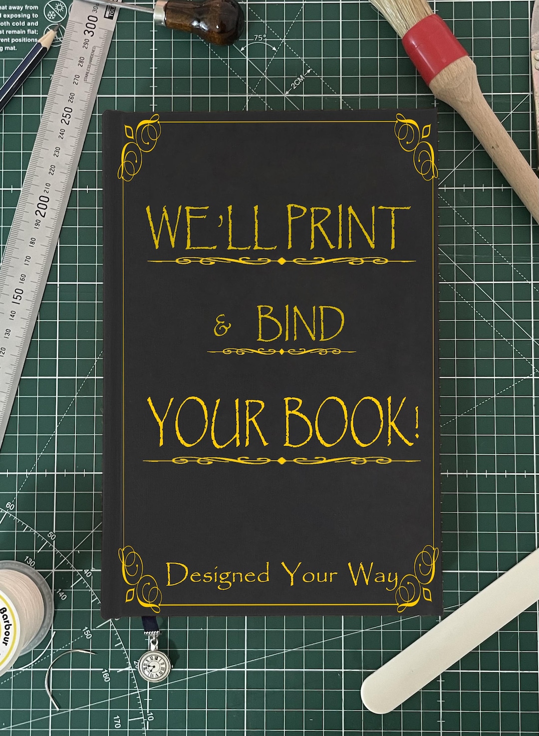 Handmade Smyth-sewn Book Printing | Custom Cloth Hardcover - Etsy