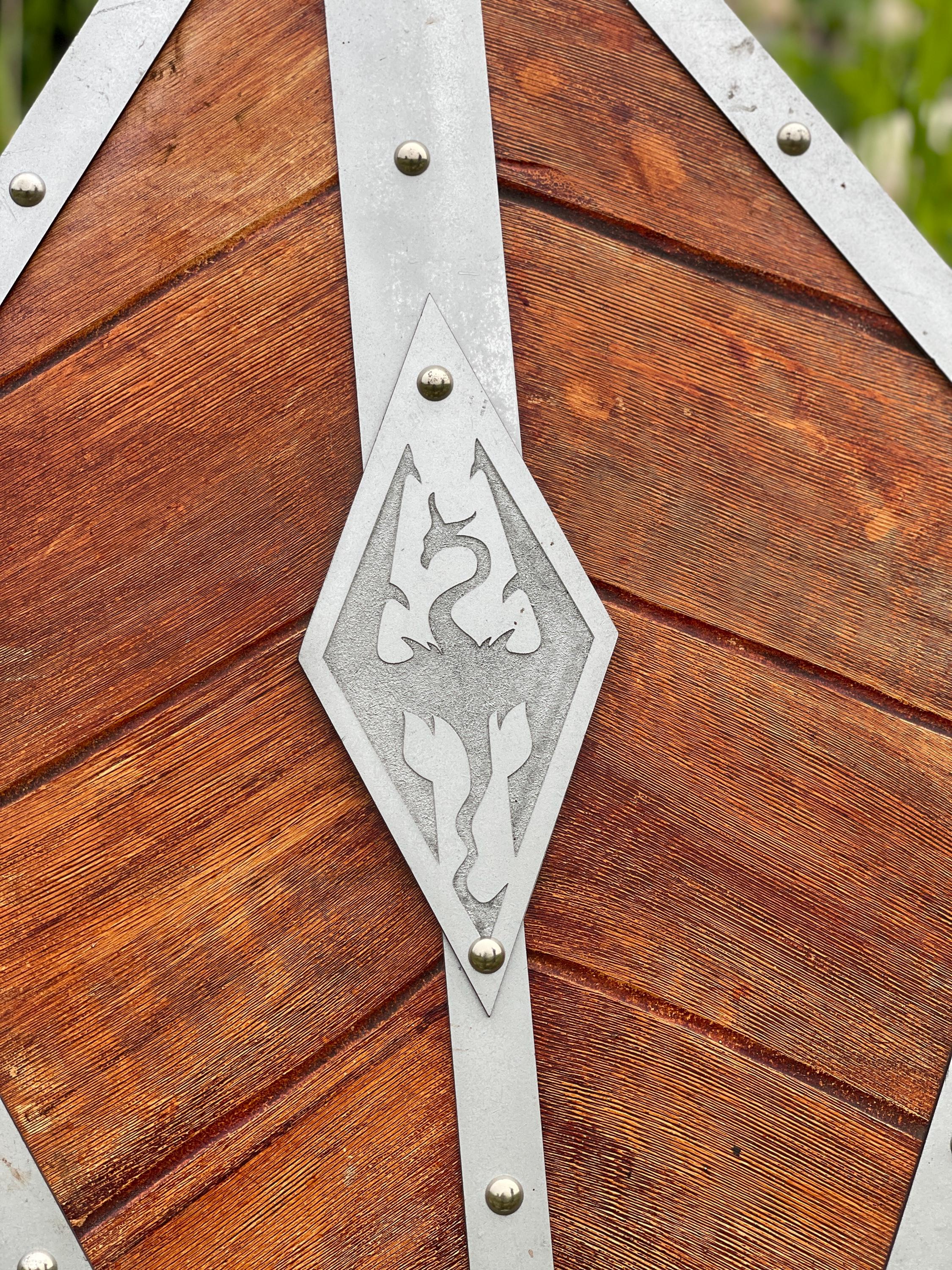 Templar Wooden Shield - Norse Mythology Valhalla Viking Shield ...