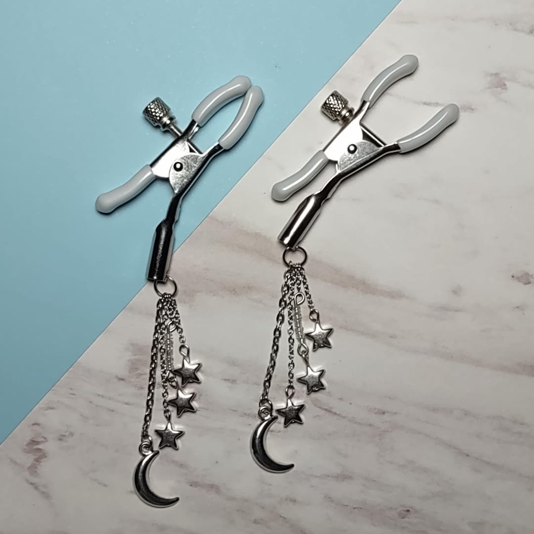 Moon and Stars Adjustable Nipple Clamps - Etsy