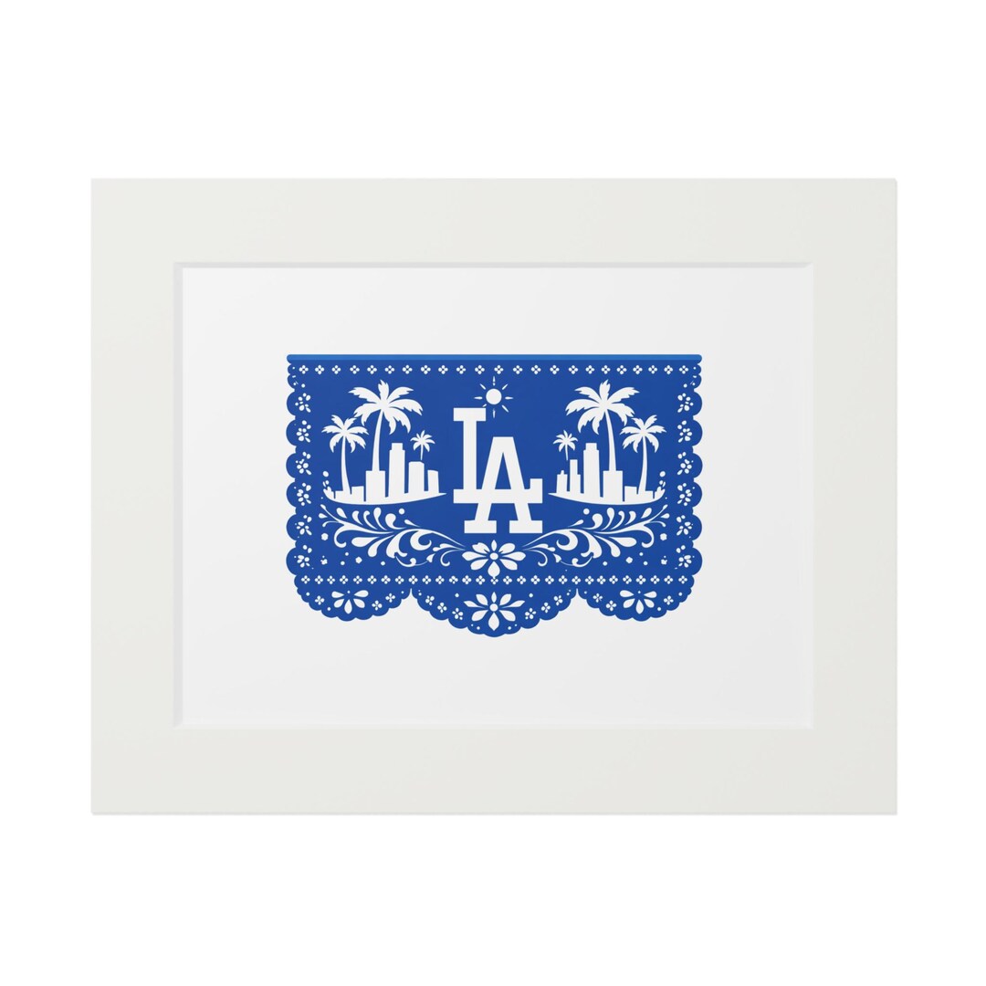 LA Papel Picado Art Print Passepartout Frame - Etsy