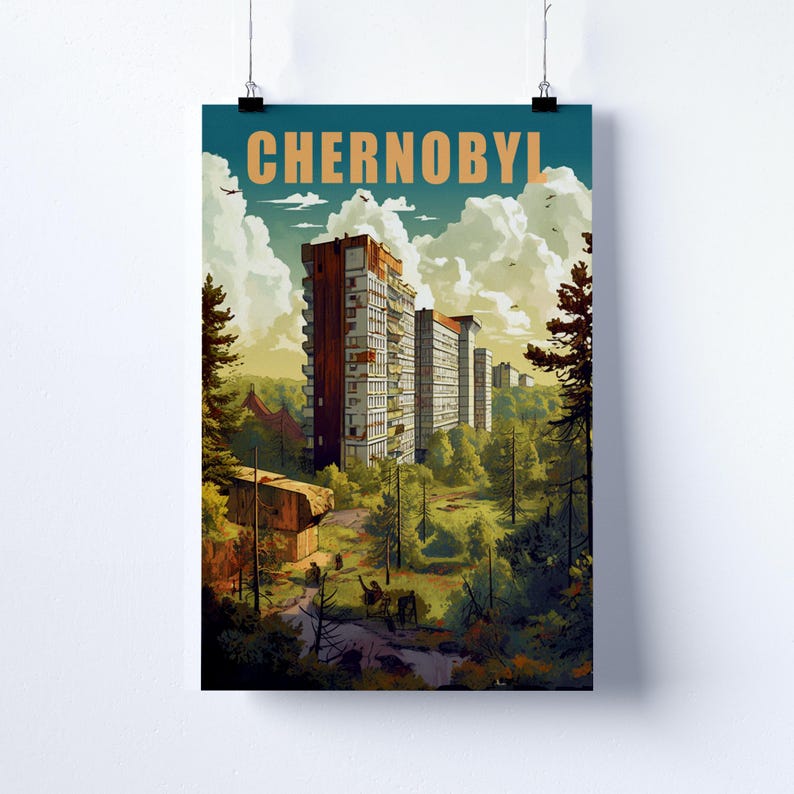 Chernobyl Canvas, Chernobyl Posters, Nuclear Disaster Artwork Canvas ...