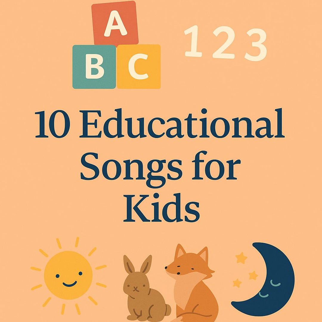 Educational Songs for Kids – 10 Fun Learning Mp3s | Preschool Toddler ...