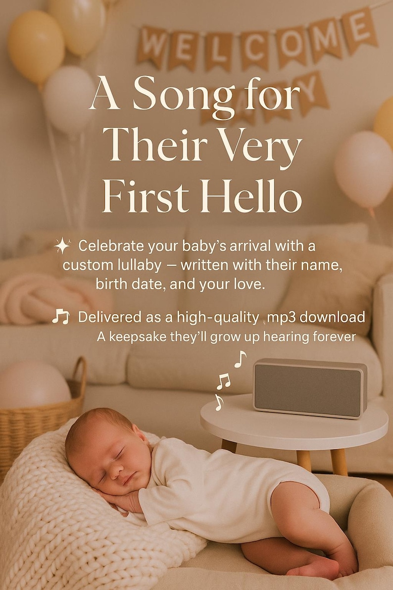 Welcome to the World Baby Song – Personalized Lullaby With Name & Birth ...