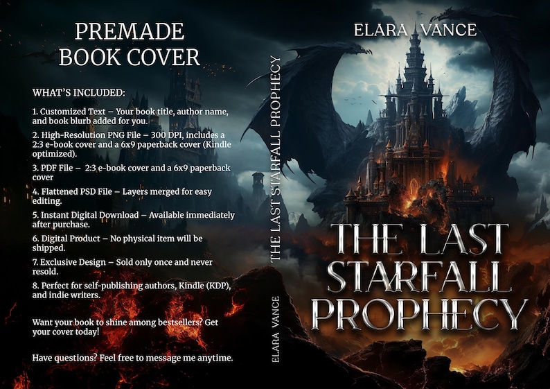 Custom Book Cover Design, Personalized Book Cover, Digital Book Cover ...