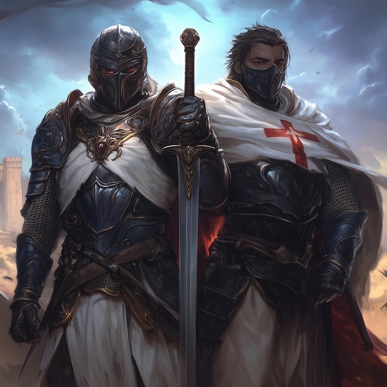 Custom Couple Fantasy RPG Portrait, Custom Character Art Commission ...