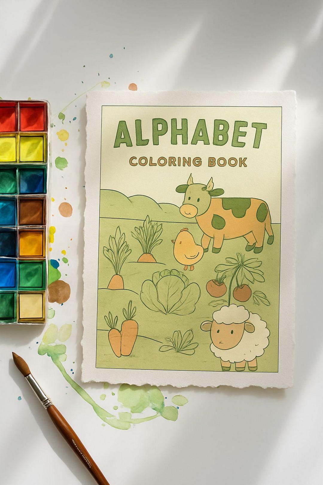 Alphabet Coloring Book - Farm / Homestead Theme - Etsy