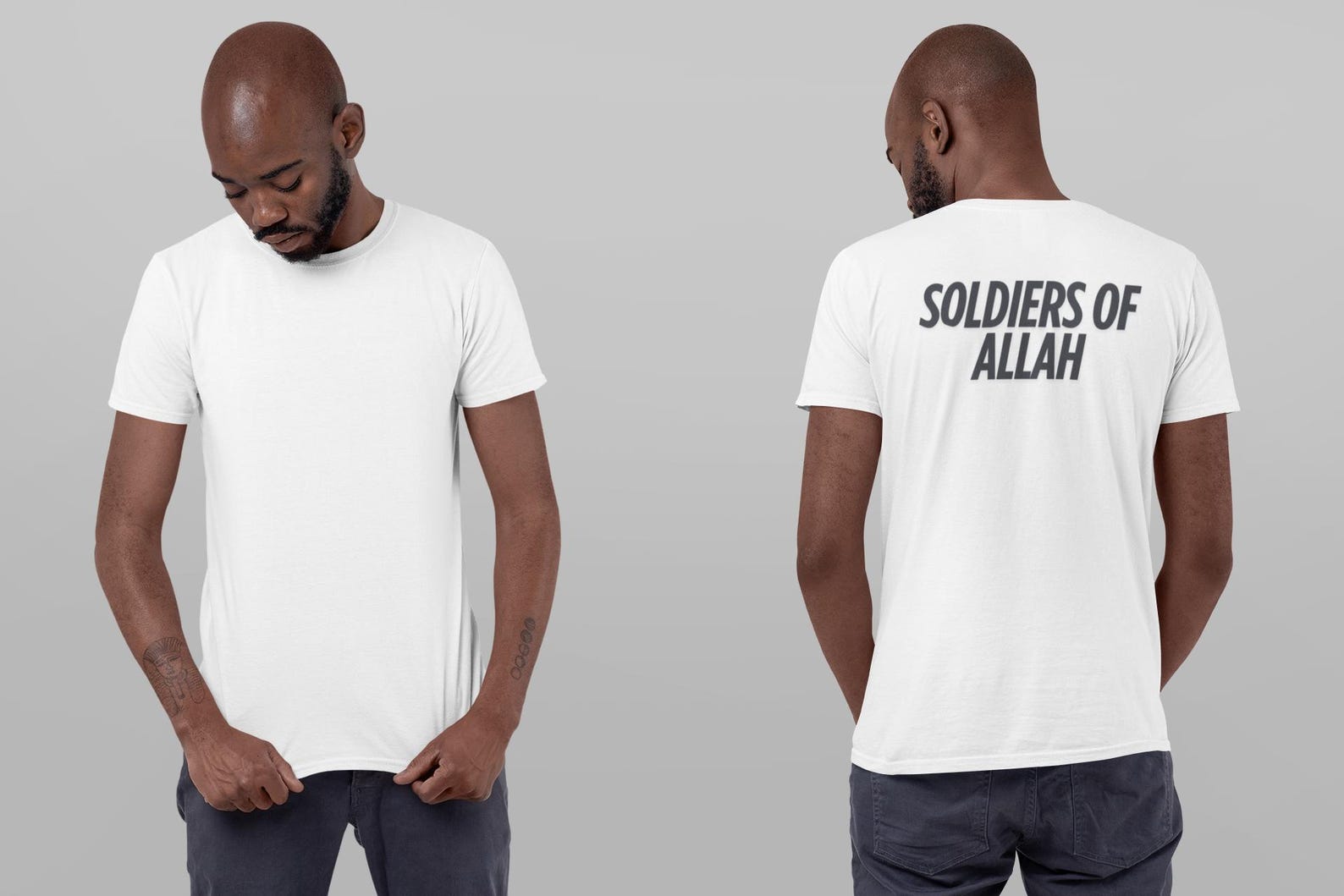 Soldiers of Allah Islamic T-shirt | Muslim Graphic Tee | Islamic ...