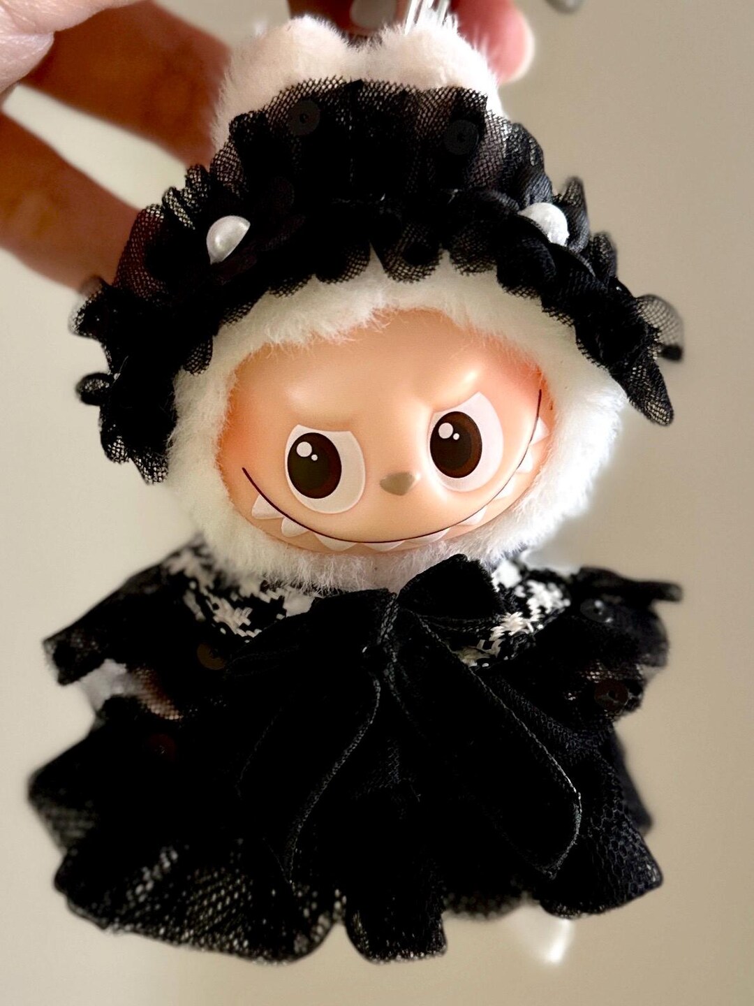Handmade Labubu Pin for Love Doll Outfit: Enchanted Dusk Gothic Tweed ...