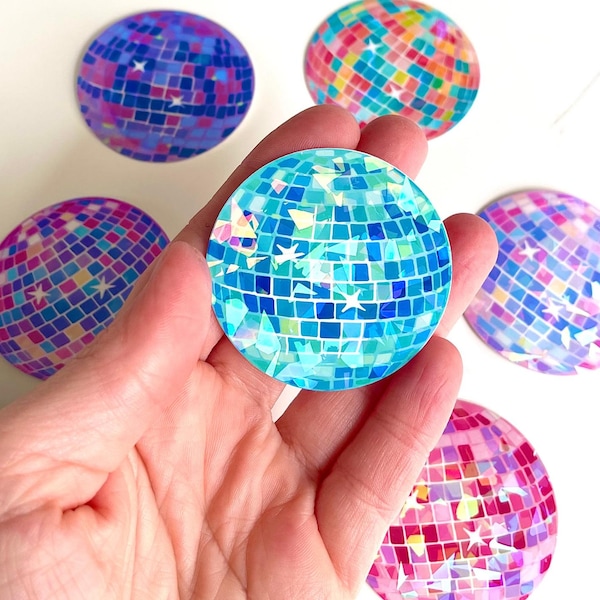 Disco Ball Vinyl Stickers - Etsy