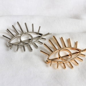 Eye Statement Hair Clip, Eye Shaped Hair Slide, Evil Eye Hair Clip ...