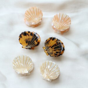 Clams Shell Hair Clips Seaside Shell Hair Clip Sea Shell - Etsy