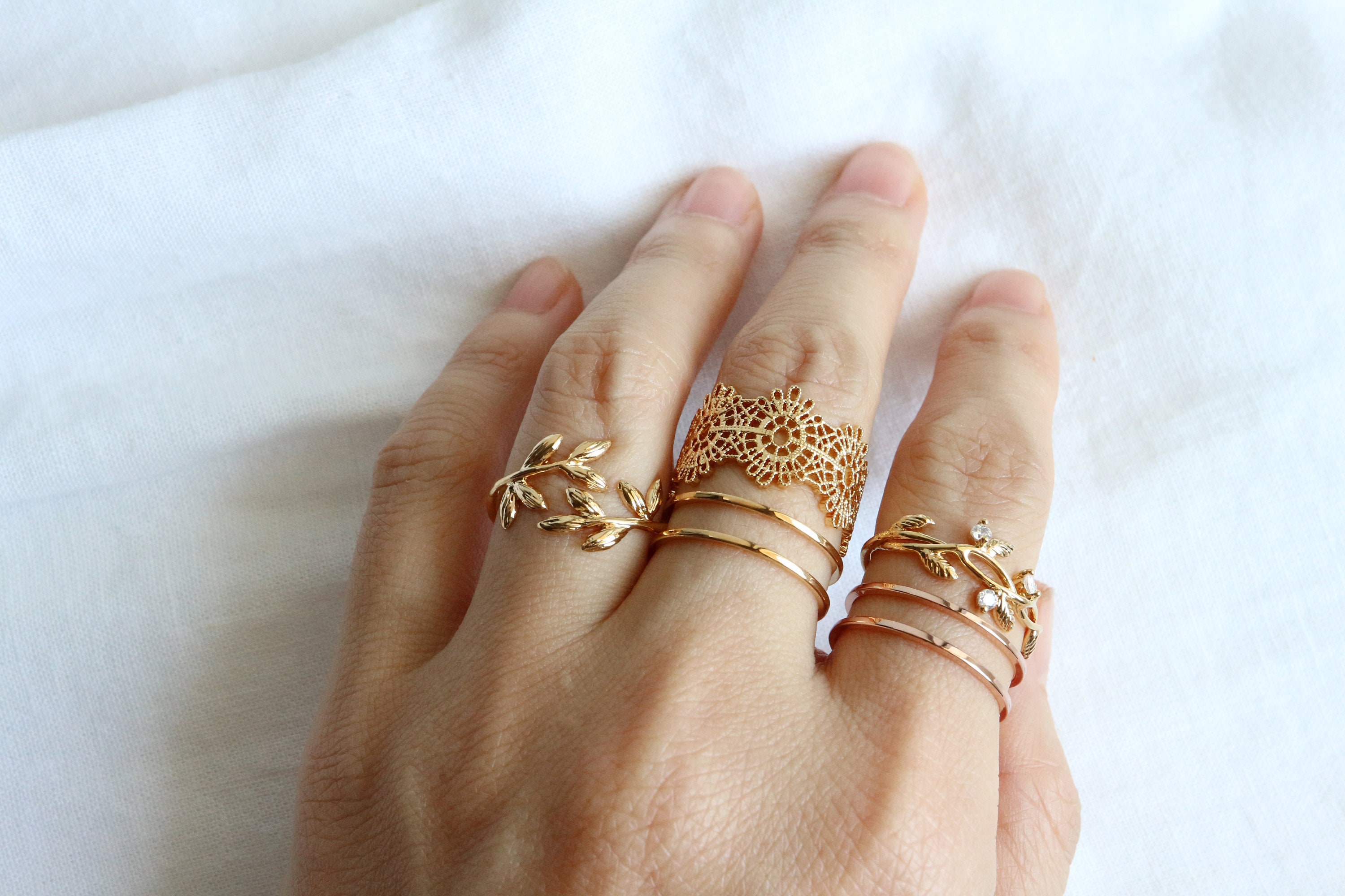 Gold Leaf Branch Ring Gold Leaf Rings Branch Ring | Etsy