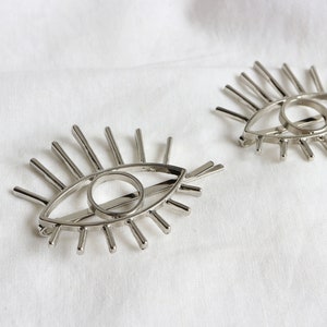 Eye Statement Hair Clip, Eye Shaped Hair Slide, Evil Eye Hair Clip ...