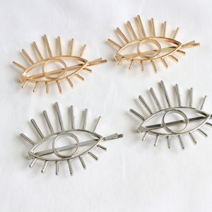 Eye Statement Hair Clip, Eye Shaped Hair Slide, Evil Eye Hair Clip ...