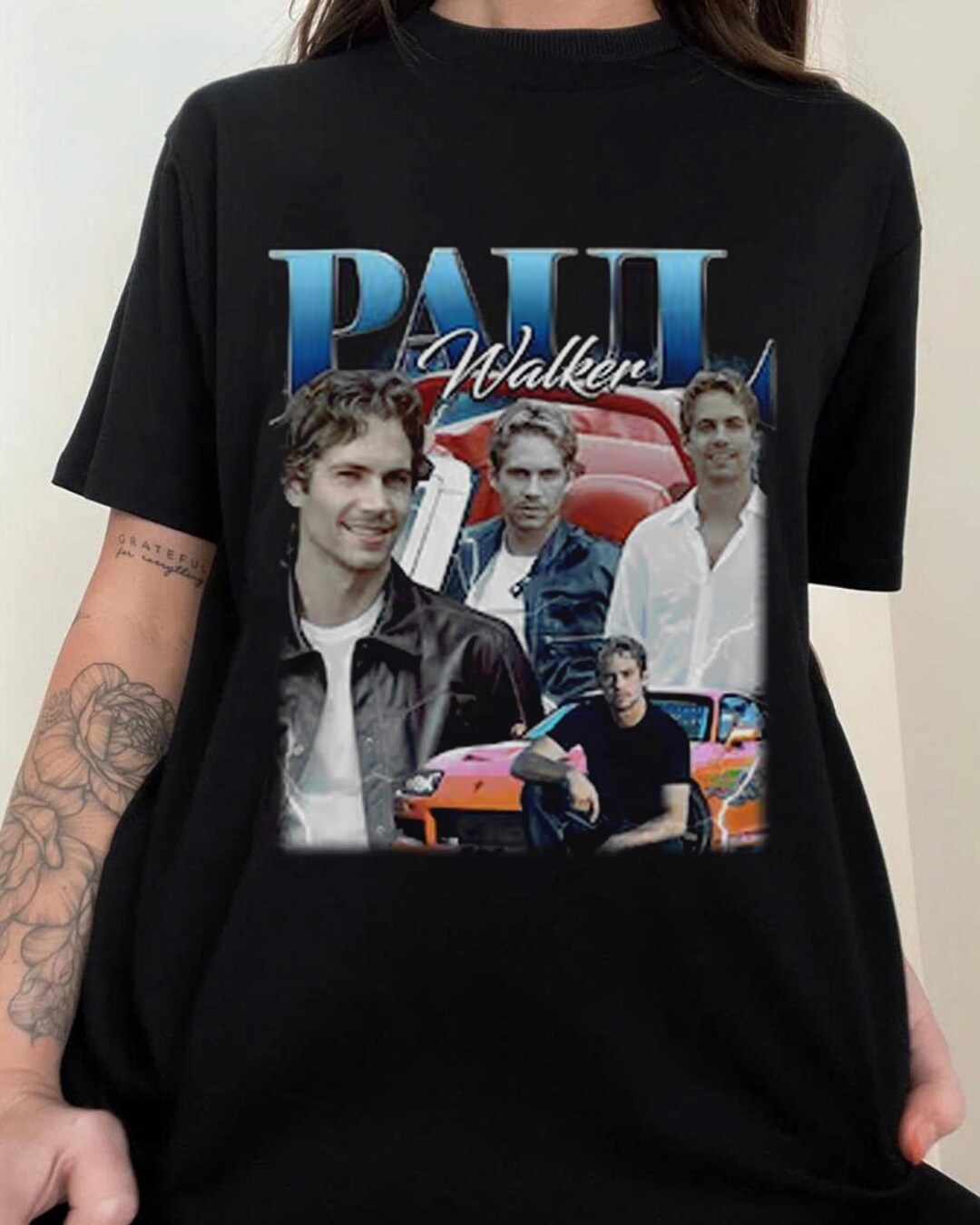 Paul Walker Fast and Furious T-shirt, Dominic Toretto Shirt, Race Car ...