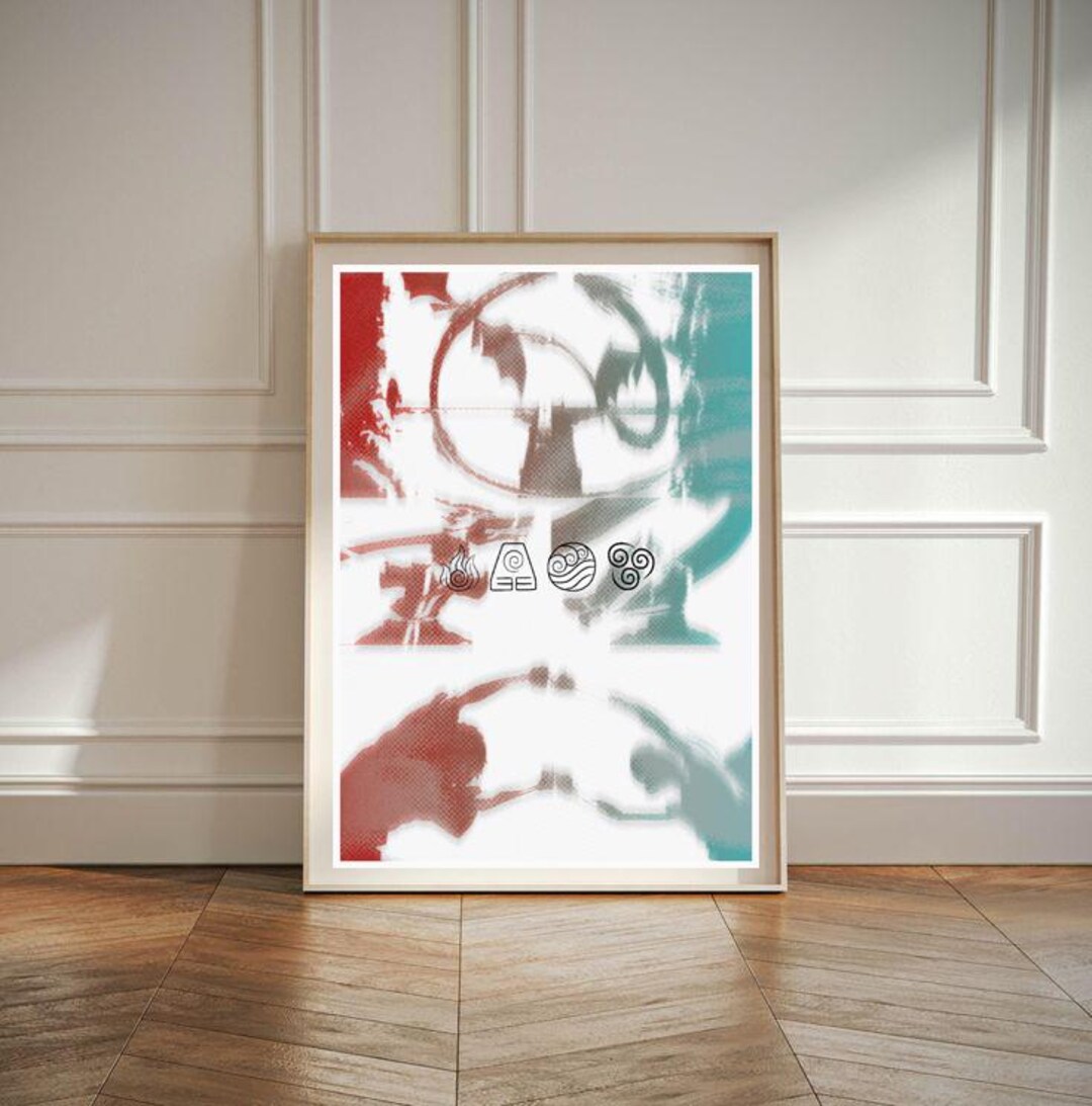 Aang and Zuko A4 Poster - Avatar the Last Airbender - Etsy