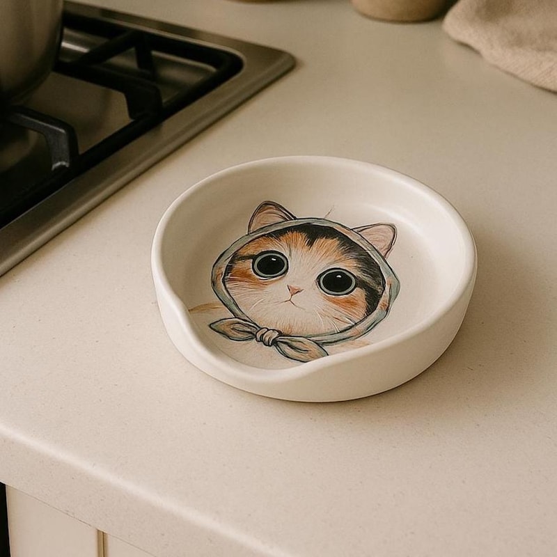 Cat Spoon Rest - Etsy