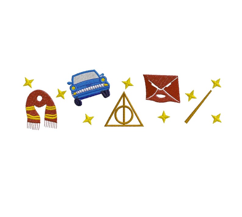 Harry Potter Magical Embroidery - Etsy Canada