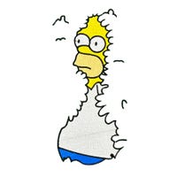 Homer Simpson Biting Embroidery Machine Designs - Etsy