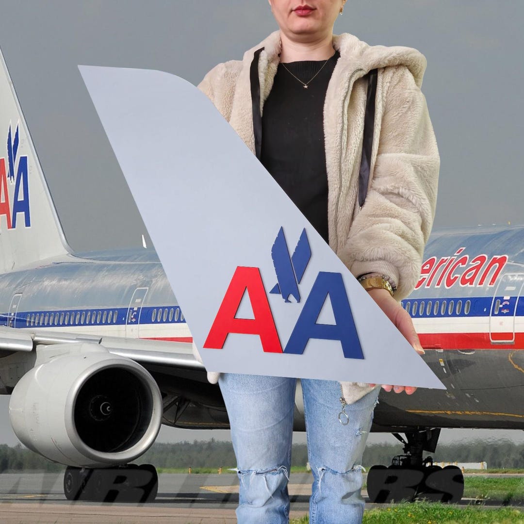 Wooden American Airlines Livery Wall Art | Aviation Wall Decor ...